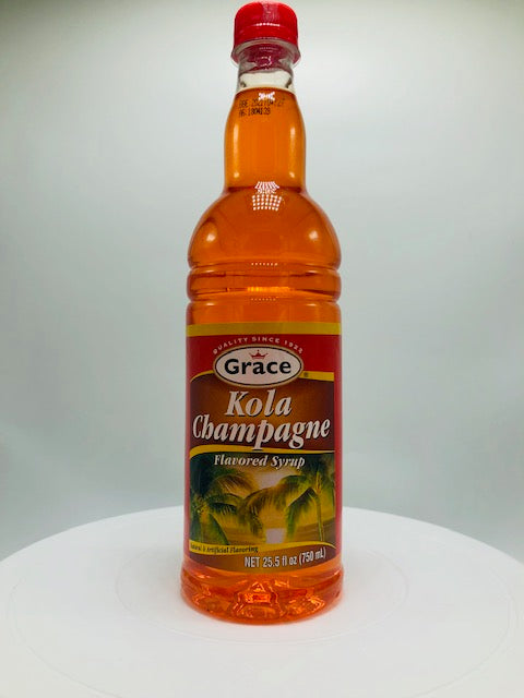 GRACE KOLA CHAMPAGNE SYRUP 750 ML — Tropical Sun Supermarket