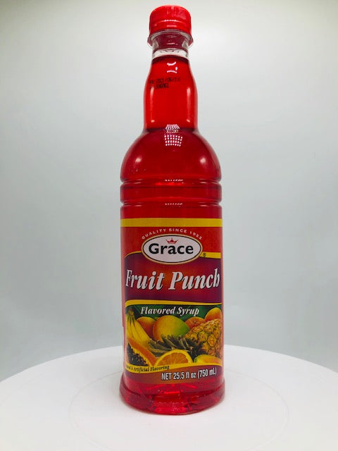 GRACE FRUIT PUNCH SYRUP 750 ML — Tropical Sun Supermarket